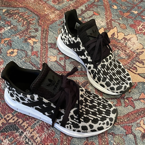adidas | Shoes | Adidas Swift Run Leopard Print Sneakers | Poshmark
